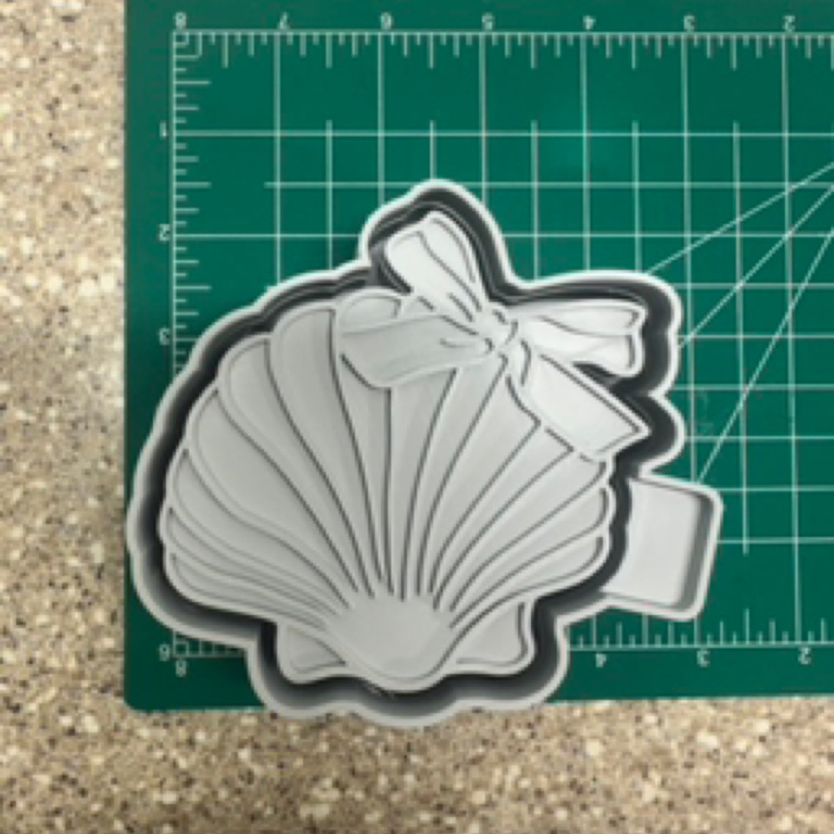 Shell with a bow | Cutting Edge